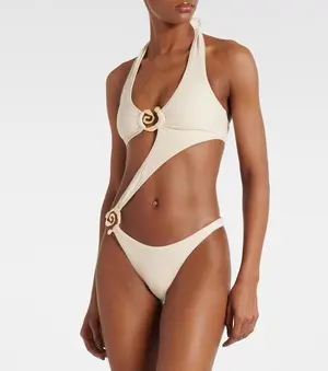 SAME Halter Cutout One-piece Swimsuit