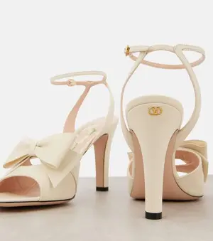 Valentino Garavani Bow-detail Leather Sandals
