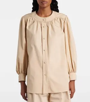 Loro Piana Hailey Cotton Blouse
