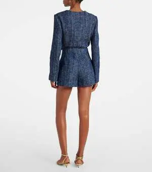 FRAME Cotton Tweed Shorts