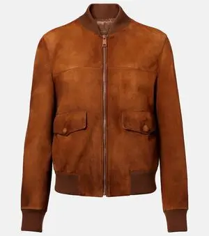 Leather Trimmed Suede Jackets