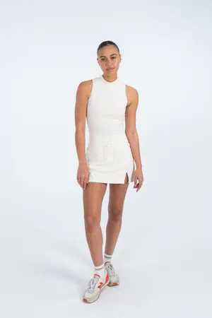 SIERRA MADRE GOLF High-Rise Skort With Pockets Cream