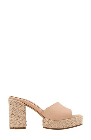 SHU SHOP Elvira Platform Slide Sandal - Beige