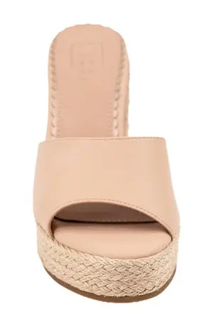 SHU SHOP Elvira Platform Slide Sandal - Beige