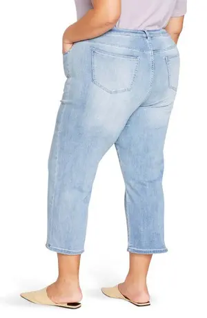 Universal Standard Crop Boyfriend Jeans - Light Blue
