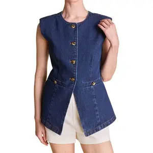 Endless Rose Button Cutaway Vest