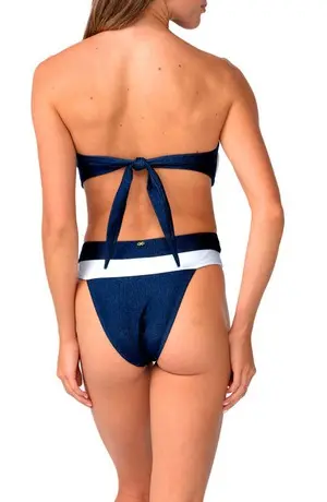 PQ Contrast Bandeau Swim Top