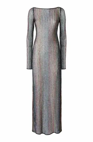 Missoni Long Cover-up In Mesh With Open Back