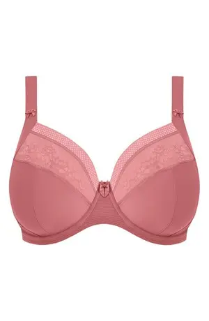 Elomi Nerina Underwire Plunge Bra - Dusty Rose