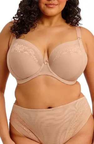 Elomi Nerina Underwire Plunge Bra - Sahara