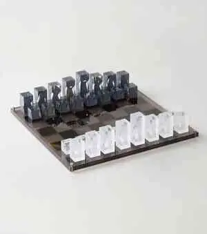 Jonathan Adler Acrylic Chess Set
