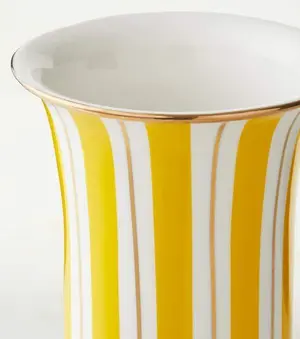 Jonathan Adler Portofino Striped Porcelain Vase