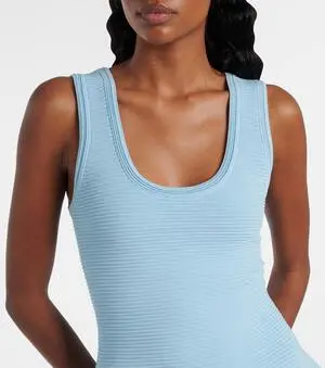 Simkhai Larina Flared Minidress - Blue