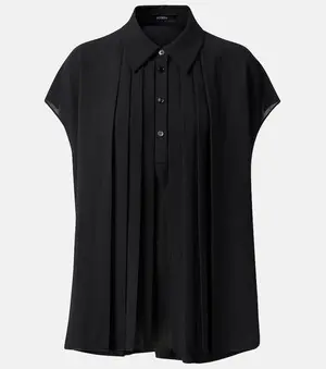JOSEPH Antin Plisse Top
