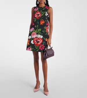Dolce & Gabbana Floral Minidress - Multicoloured
