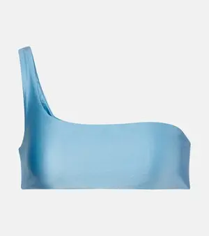 Jade Swim Eliza One-shoulder Bikini Top - Blue