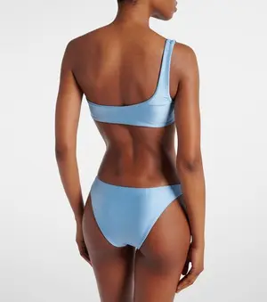 Jade Swim Eliza One-shoulder Bikini Top - Blue