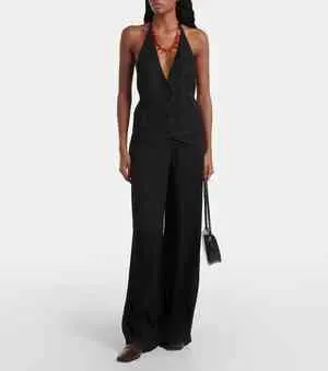 JOSEPH Mawn Pleated Wide-leg Pants