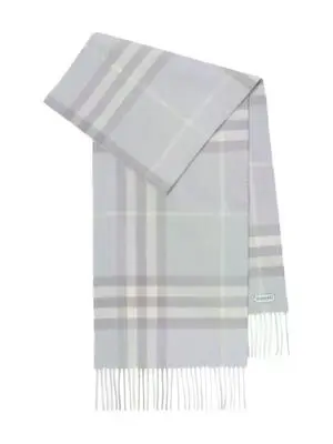 Burberry Checked Cashmere Scarf