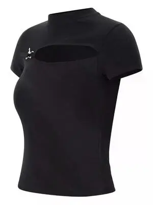 HELIOT EMIL Cut-out T-shirt - Black