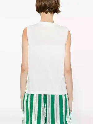Mira Mikati Embroidered Bird Motif Sleeveless Top