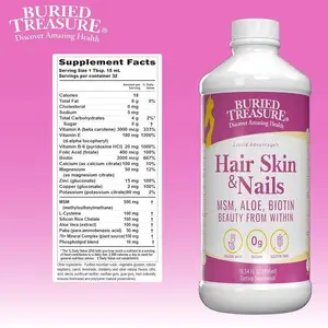 BURIED TREASURE Hair Skin & Nails 473 Milliliters