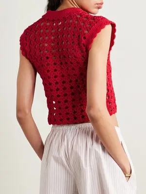 Suzie Kondi Iris Crocheted Cotton Top
