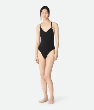 BOTTEGA  VENETA Stretch Nylon Swimsuit - Black