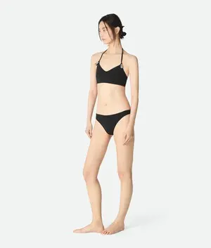 Bottega Veneta Stretch Nylon Bikini - Black