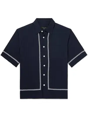 Rag & Bone Embroidered Twill Shirt