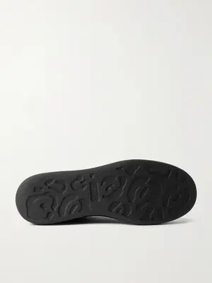 Alexander McQueen Exaggerated-sole Leather Sneakers - Black