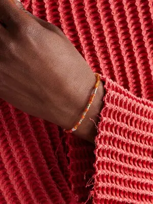 Luis Morais 14-karat Gold Agate Bracelet