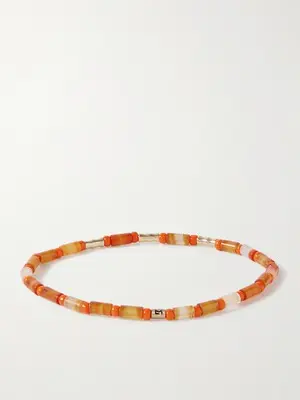 Luis Morais 14-karat Gold Agate Bracelet