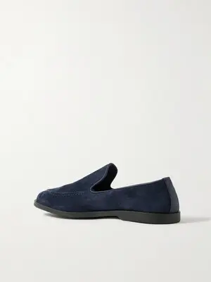 George Cleverley Cornwall Suede Loafers - Blue