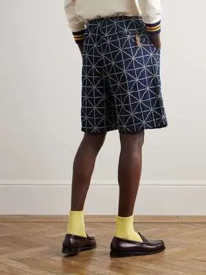 Kapital Dojo Easy Wide-leg Denim Shorts