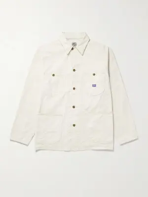 Kapital Rough-face Printed Cotton-twill Overshirt - Neutrals