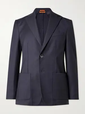 Barena Venezia Borgo Virgin Wool-blend Suit Jacket - Blue