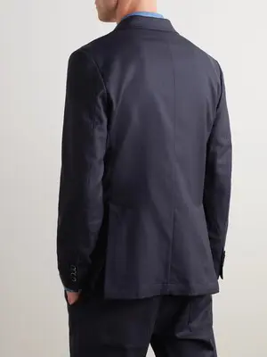 Barena Venezia Borgo Virgin Wool-blend Suit Jacket - Blue