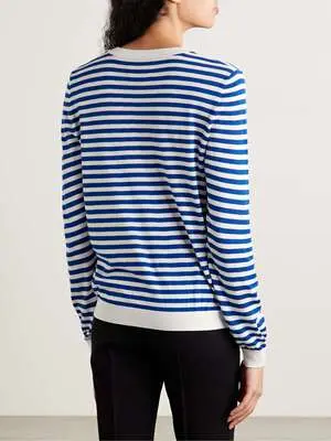 HIGH SPORT Alex Striped Top - Navy