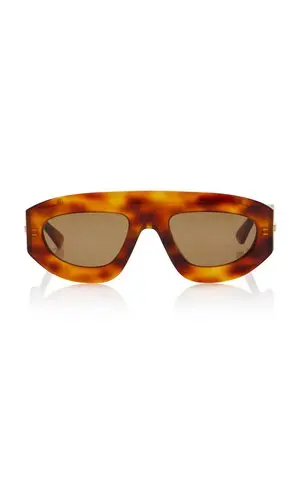 Bottega Veneta Aviator-frame Sunglasses - Brown