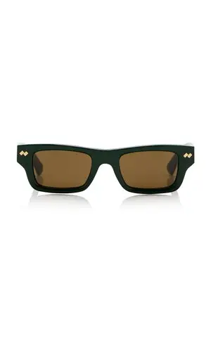 Bottega Veneta Square-frame Sunglasses - Green