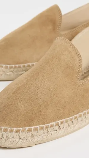 Manebí Suede Espadrilles - Suede Washed Beige