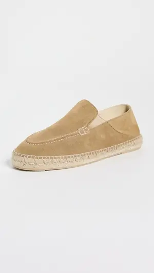 Manebí Suede Espadrilles - Suede Washed Beige
