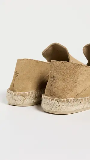 Manebí Suede Espadrilles - Suede Washed Beige