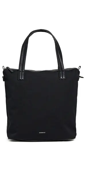 SANDQVIST Everyday Zipper Tote Bag - Black