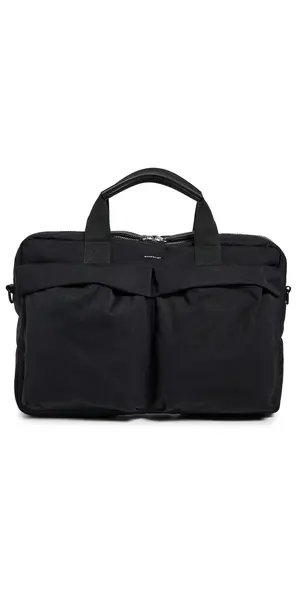 SANDQVIST Briefcase With Laptop Sleeve - Black