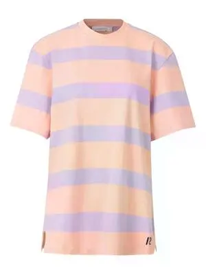 Rabanne Striped Cotton T-shirt - Pink