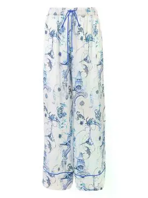 TEMPERLEY LONDON Aphrodite Pajama Trousers