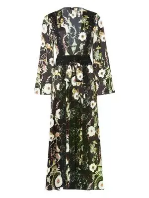 TEMPERLEY LONDON Aphrodite Robe - Black