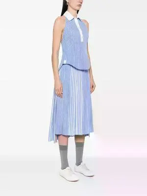 Thom Browne Pinstriped Halter Top